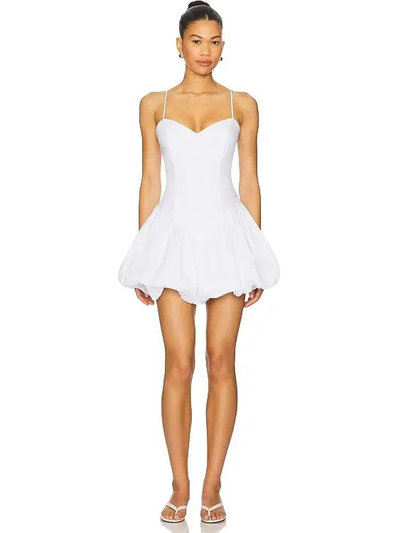Bardot Lissett Poplin Mini Dress - Orchid White