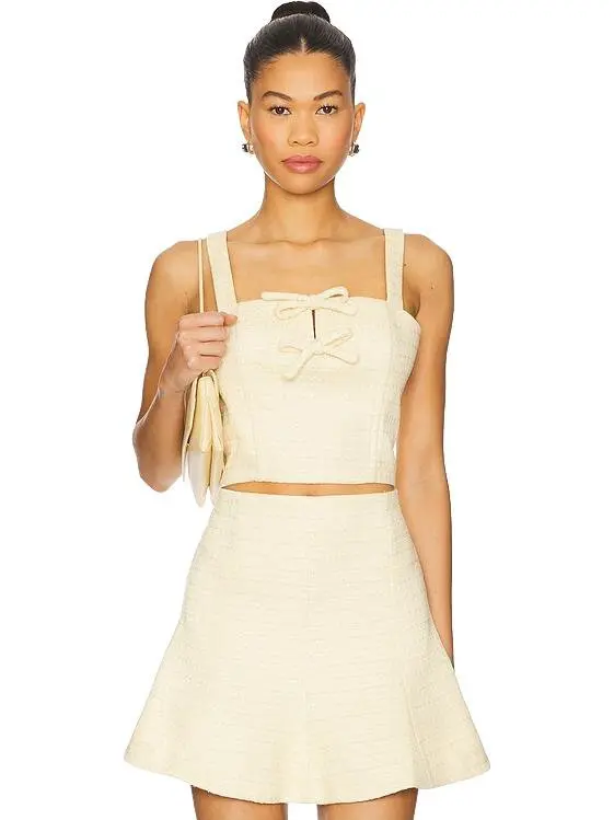 Astr The Label Kiona Top - Lemon