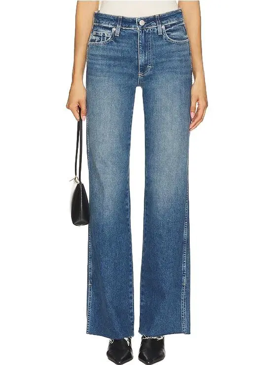 AMO Georgia Split Flare Jeans - Blue