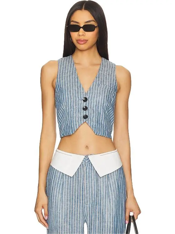 OSIS STUDIO Debbie Vest - Blue