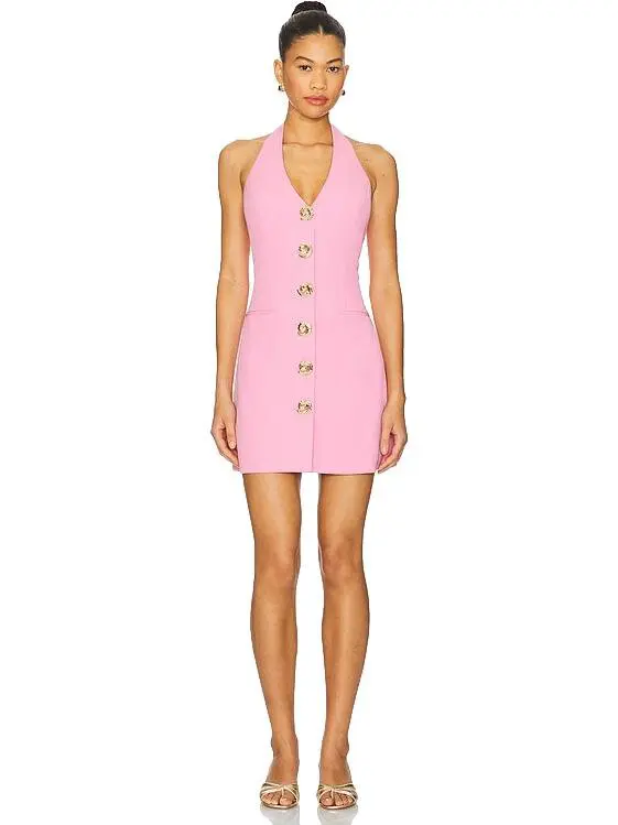 THE WOLF GANG Irida Vest Dress - Pink