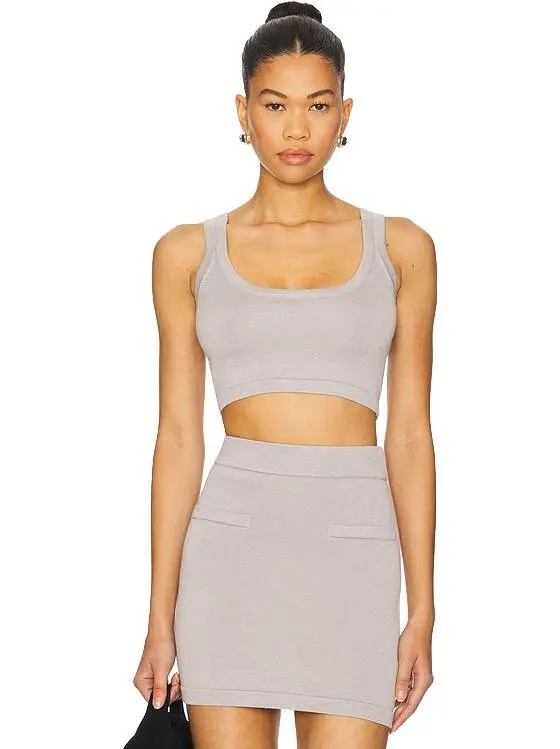 SNDYS. Beverly Crop Top - Grey