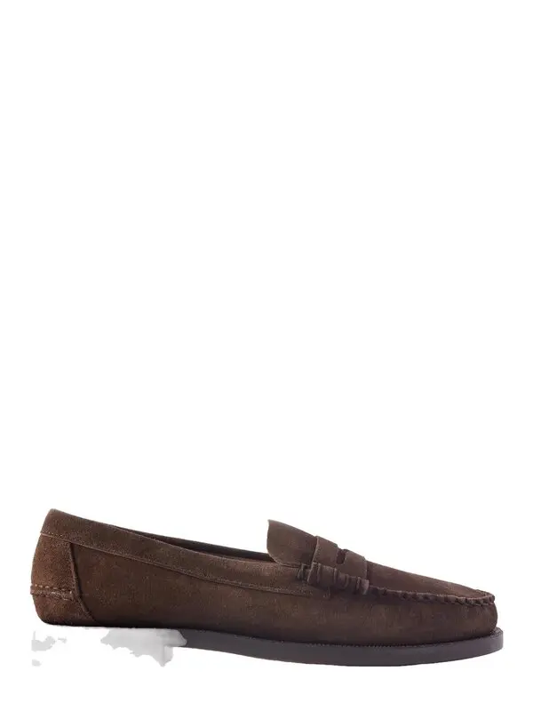 SEBAGO Classic Dan Suede Penny Loafers - Brown