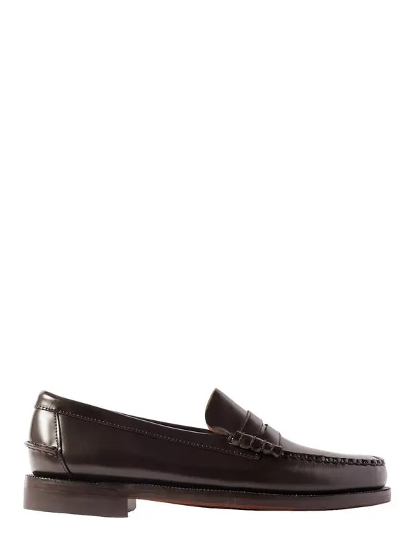 SEBAGO Classic Dan Leather Penny Loafers - Brown