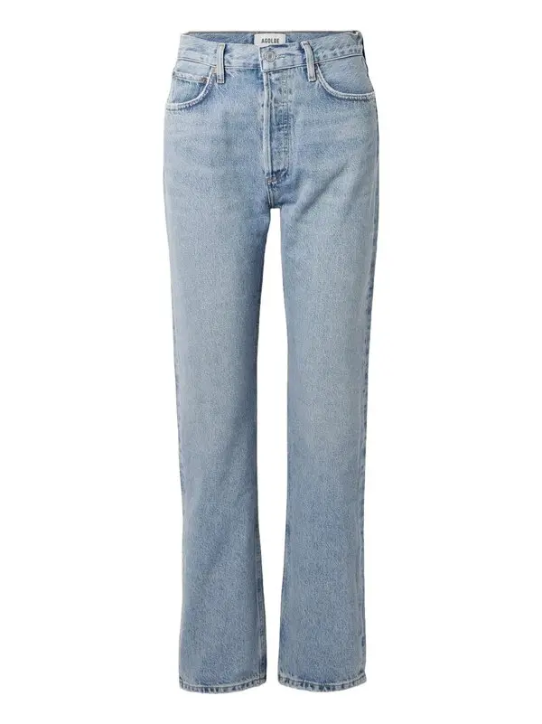 AGOLDE 90's Pinch Waist Long High-rise Jeans - Blue