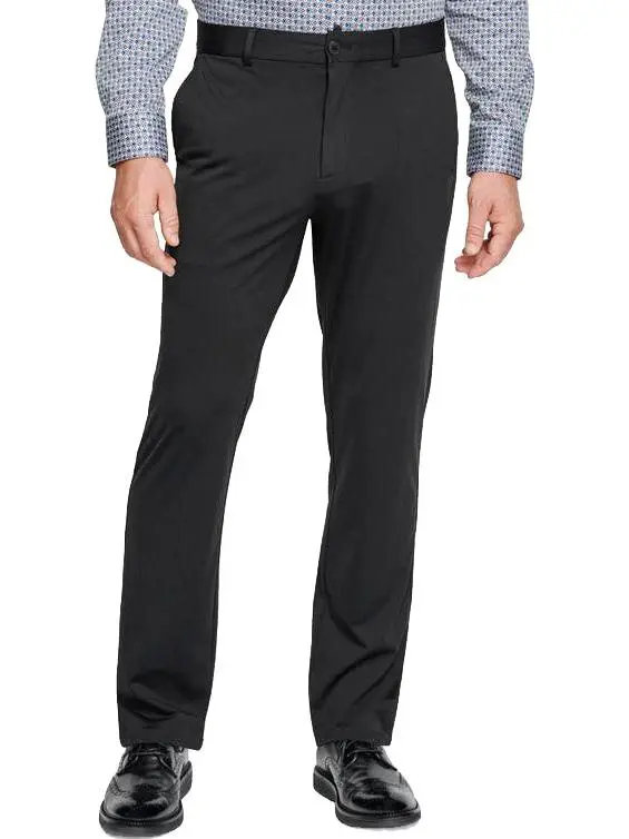 Johnston & Murphy Xc Flex® Solid Knit Pants - Black