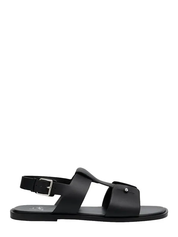 CHRISTIAN LOUBOUTIN Chambeliss Leather Sandals - Black