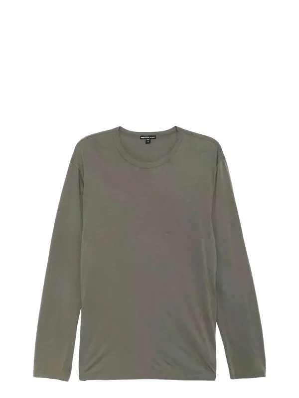 JAMES PERSE Jersey Crew-neck T-shirt - Grey