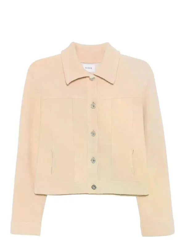 BARRIE Suede-effect Jacket - Neutrals