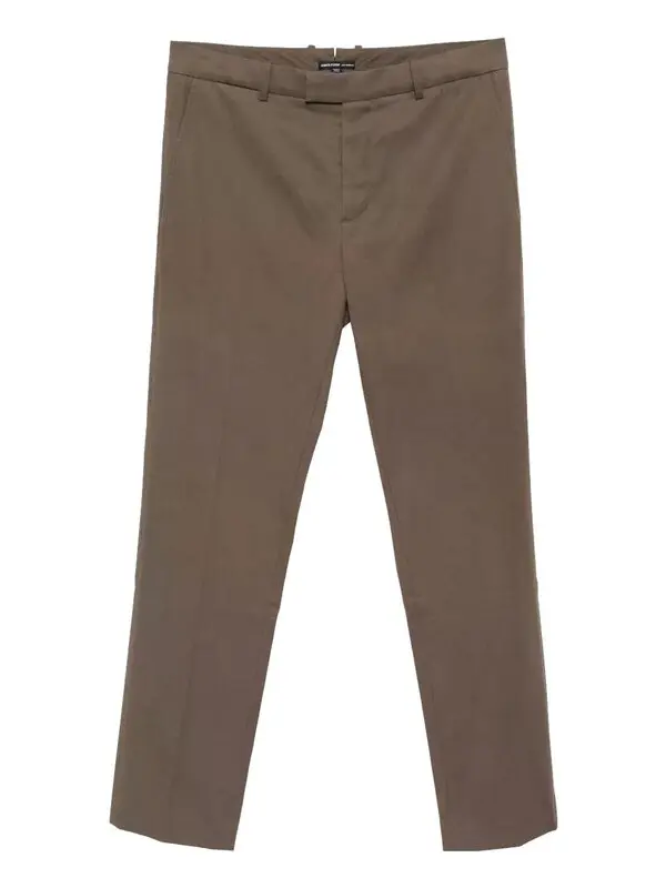JAMES PERSE Cashmere Touch Twill Trousers - Brown