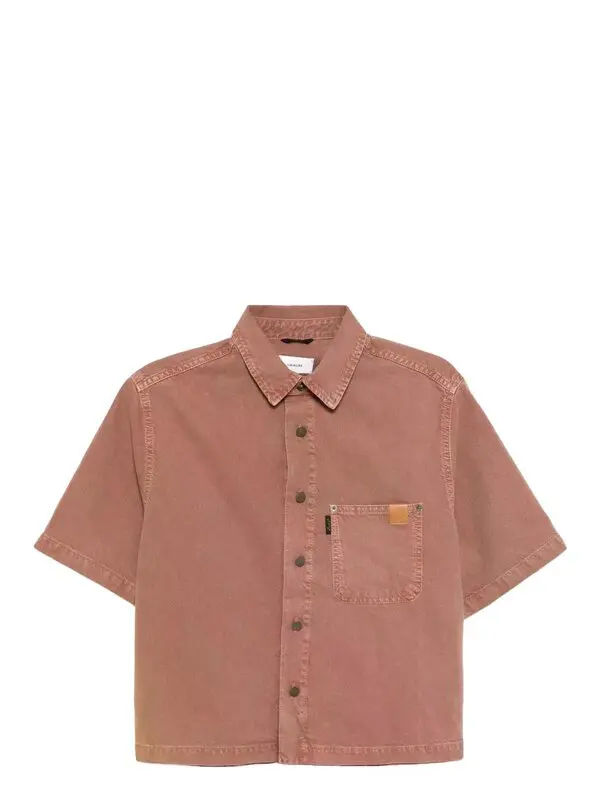 HAIKURE Logo-patch Shirt - Neutrals