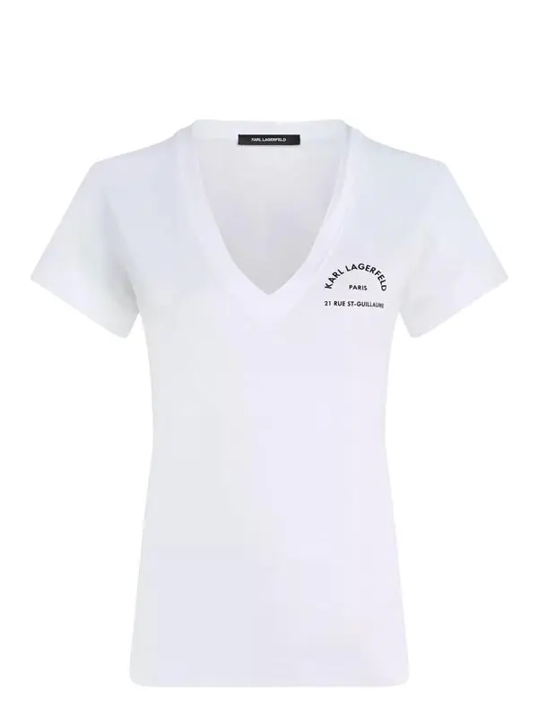 Karl Lagerfeld Rue St-guillaume T-shirt - White