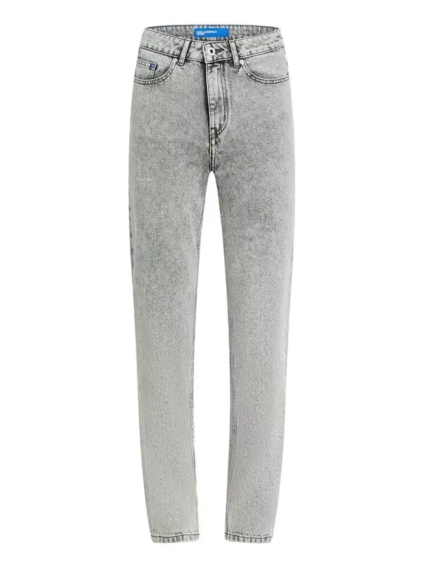 Karl Lagerfeld High-rise Mom Jeans - Grey