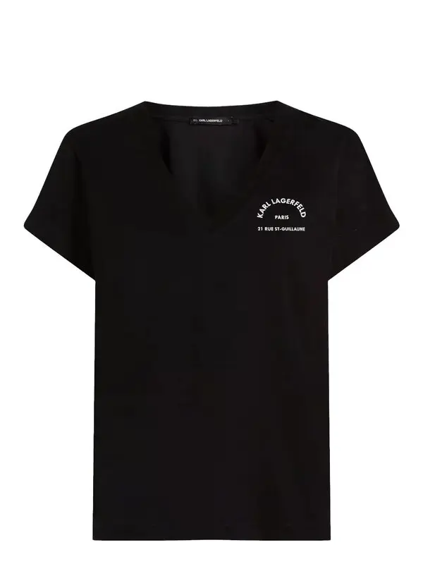 Karl Lagerfeld Rue St-guillaume T-shirt - Black