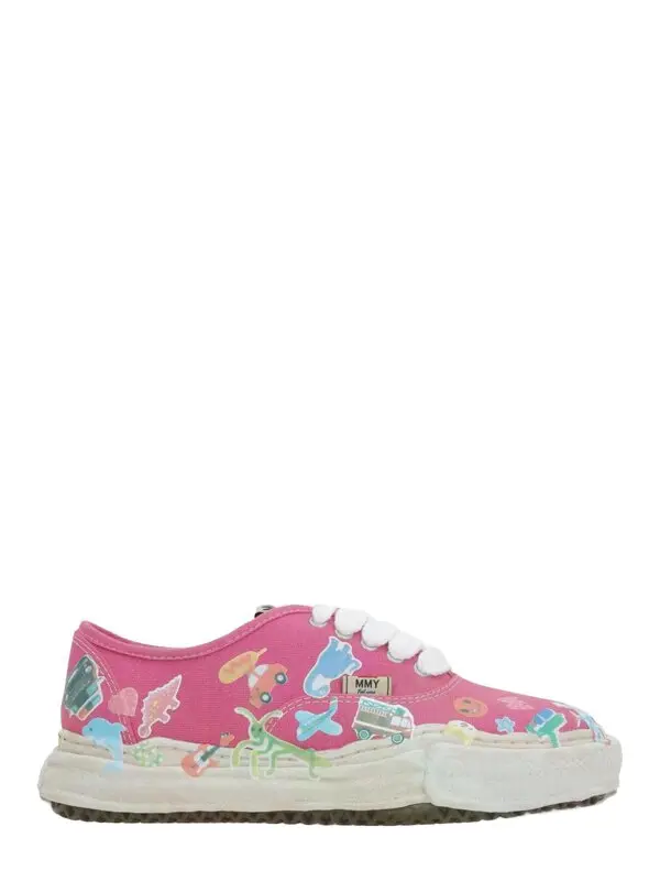 Mihara Yasuhiro Baker Sticker-print Sneakers - Pink