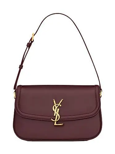 Saint Laurent Solferino Medium Shoulder Bag - Rouge Cabernet