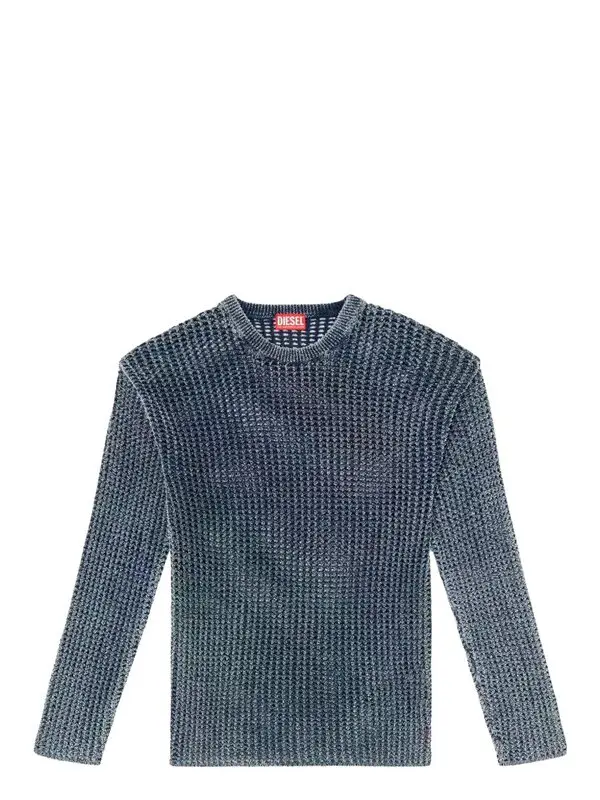 Diesel K-redros Ribbed-knit Sweater - Blue