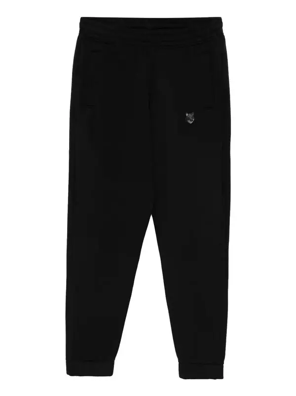 Maison Kitsuné Bold Fox Head-patch Track Pants - Black