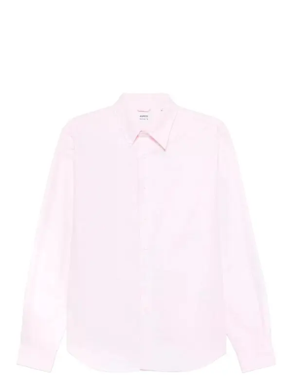 Aspesi Mini Logo-tag Shirt - Pink