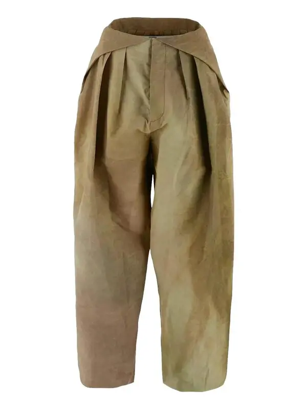 UMA WANG Pleated Trousers - Neutrals