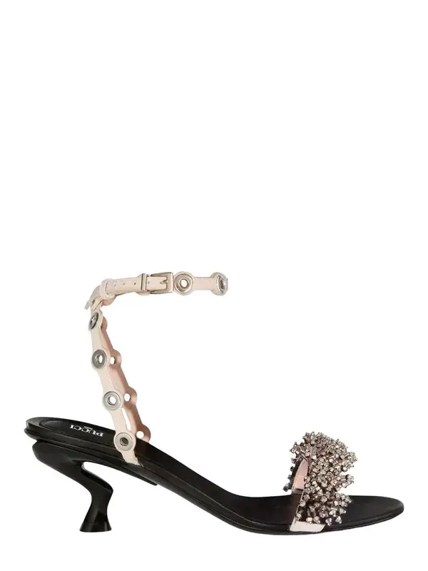 Emilio Pucci 95mm Emilio Sandals - Black