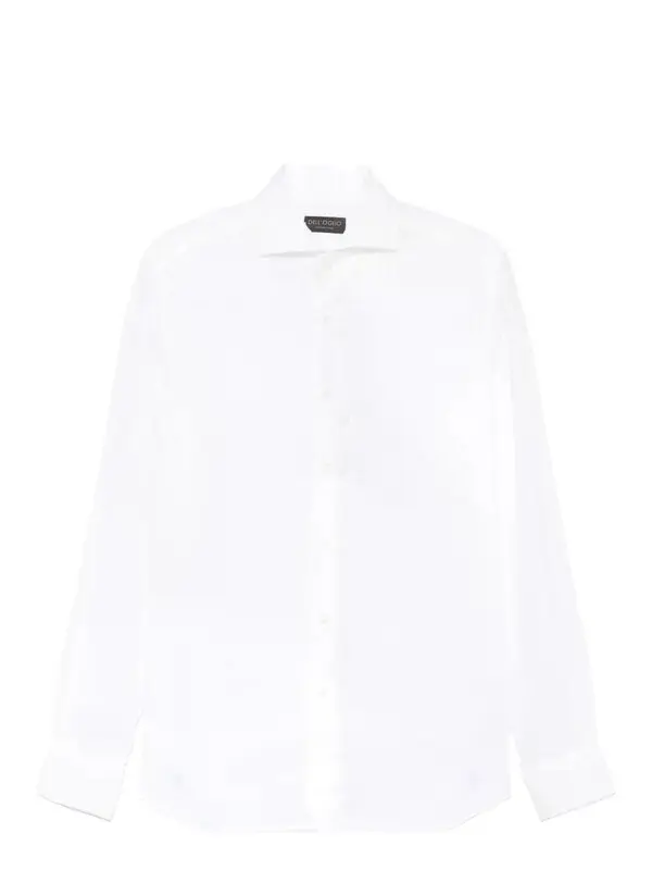 DELL'OGLIO Linen Shirt - White