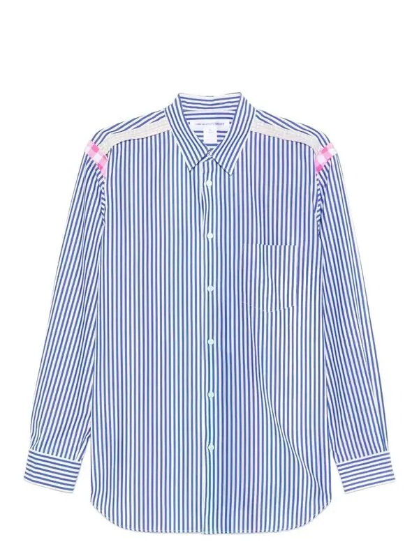 Comme Des Garçons Striped Shirt - Blue