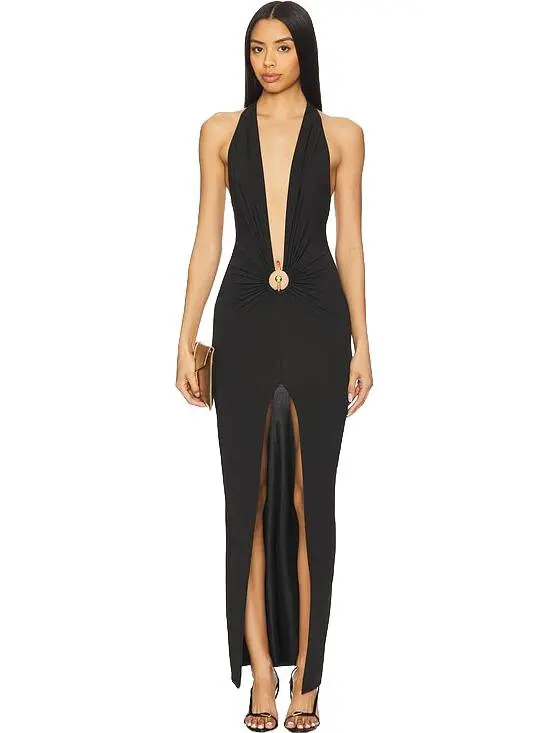 Superdown Cambri Maxi Dress - Black