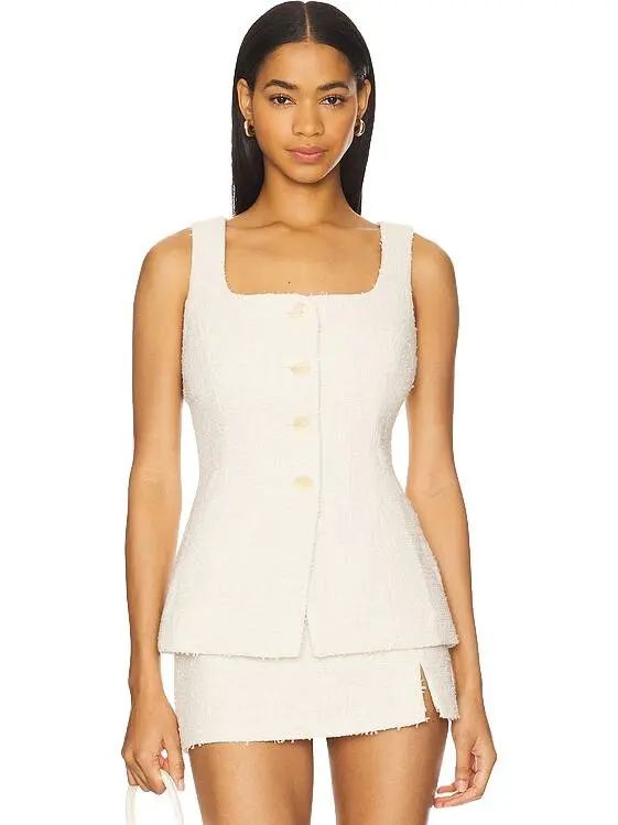 Astr The Label Brunelle Vest - Neutral