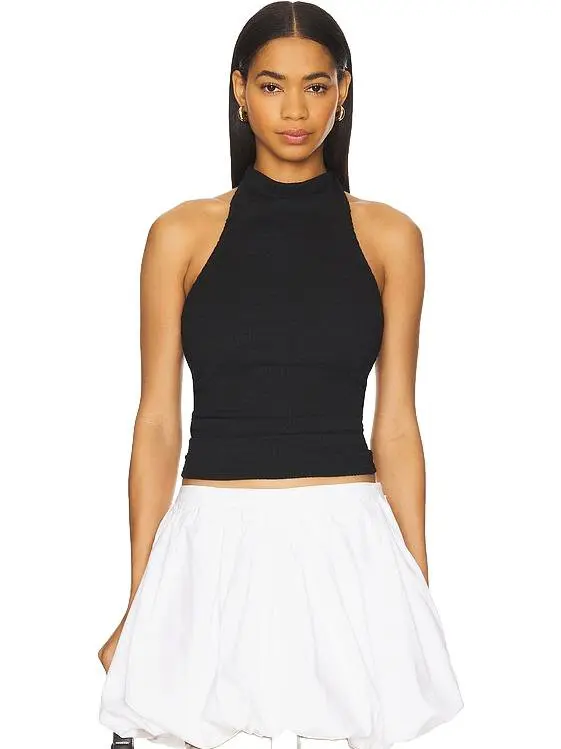 Astr The Label Gwyneth Top - Black