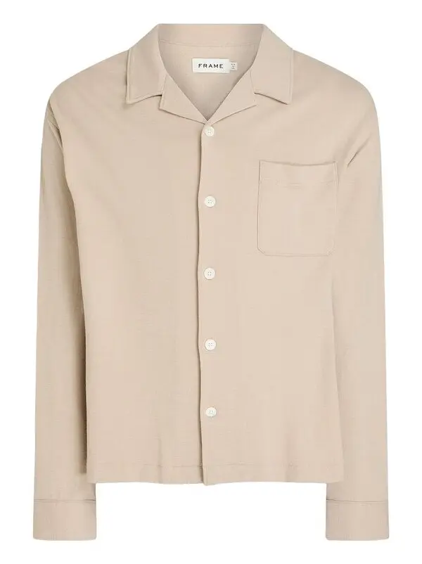 FRAME Cottonjersey Shirt - Beige