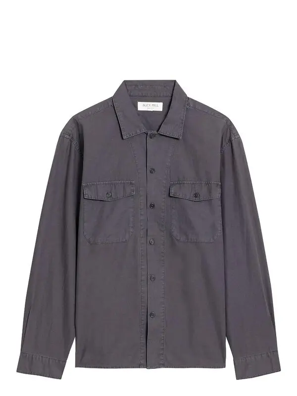 ALEX MILL Cotton And Lyocellblend Shirt - Charcoal