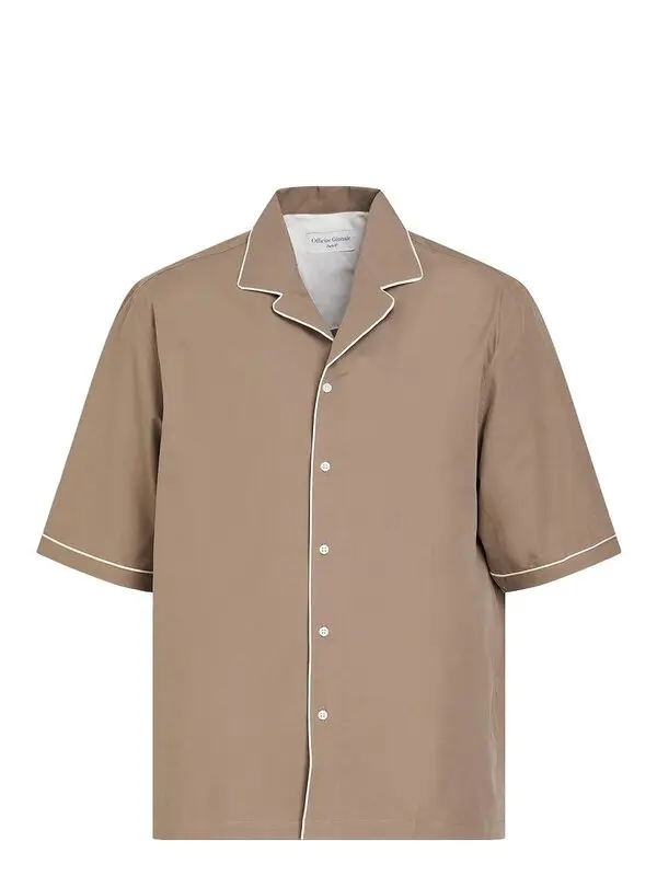 Officine Générale Cottonpoplin Shirt - Taupe