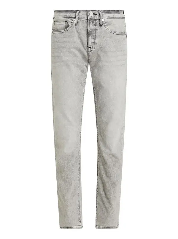 FRAME L'homme Slim Fit Denim Jeans - Light Gray