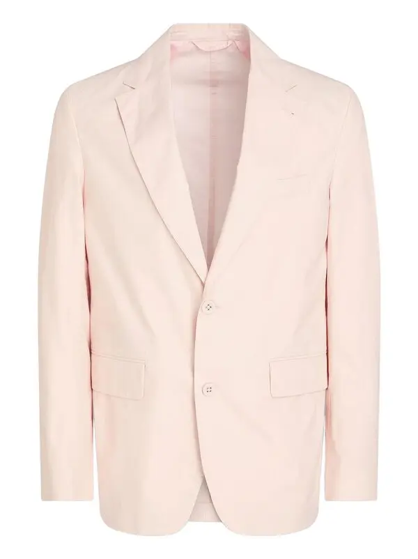 Officine Générale Arthus Cotton-poplin Suit Jacket - Pastel Pink