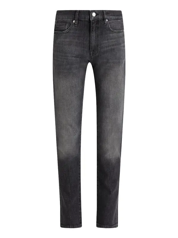 FRAME L'homme Slim Fit Denim Jeans - Charcoal