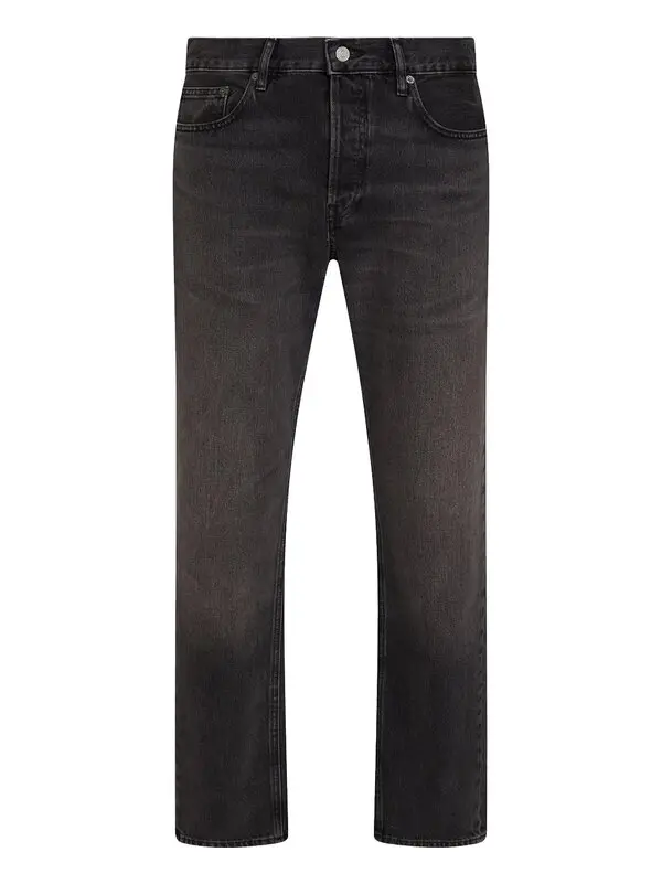 FRAME Straight Leg Denim Jeans - Anthracite