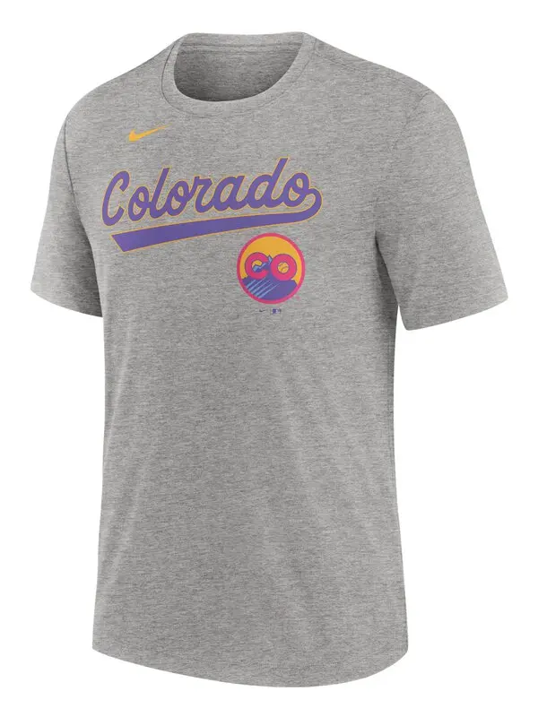 Nike Colorado Rockies City Connect Mlb T-shirt - Grey