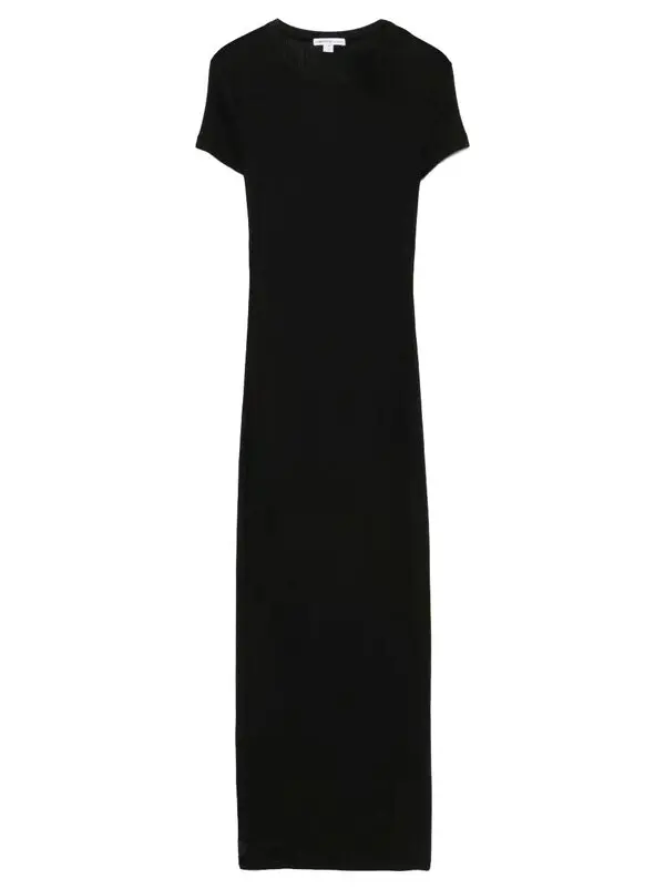JAMES PERSE Ribbed Midi Dress - Black
