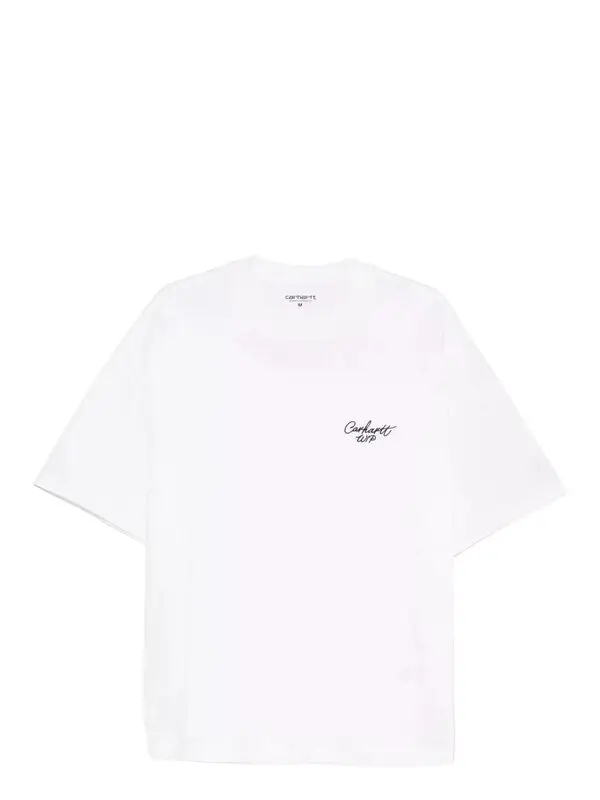 Carhartt Work In Progress Signature Script T-shirt - White