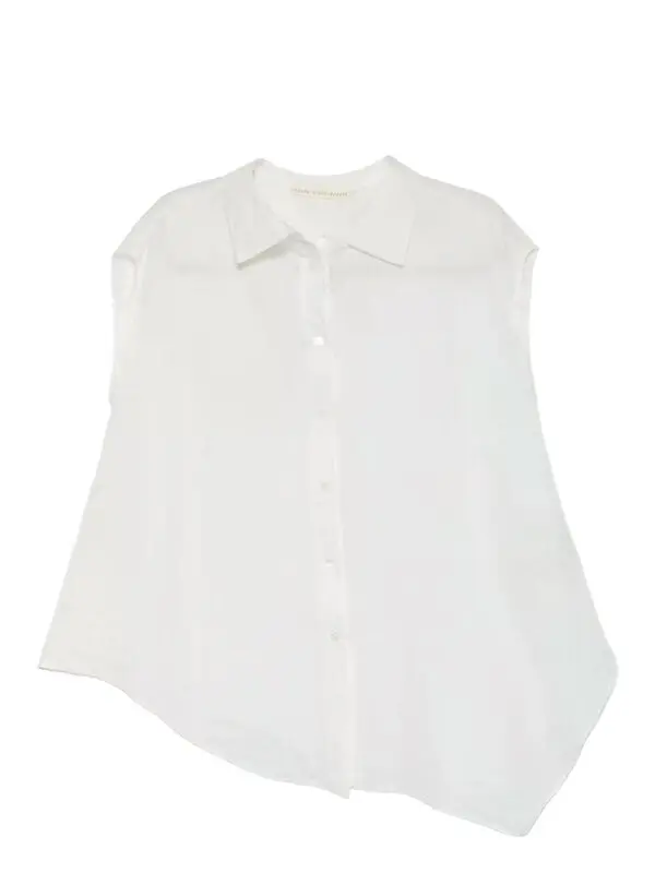 FORME D'EXPRESSION Linen Vest - White