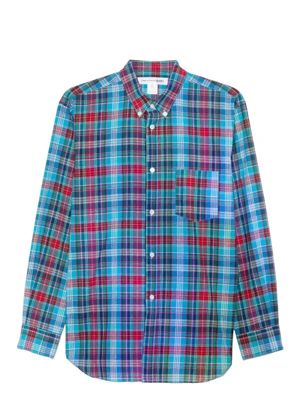 Comme Des Garçons Plaid Shirt - Blue