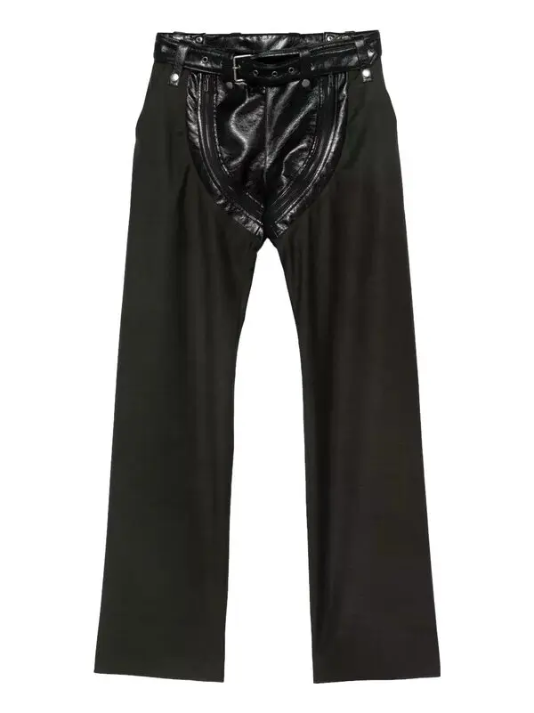 Martine Rose Panelled Trousers - Green