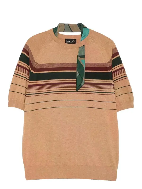 Kolor Striped T-shirt - Brown