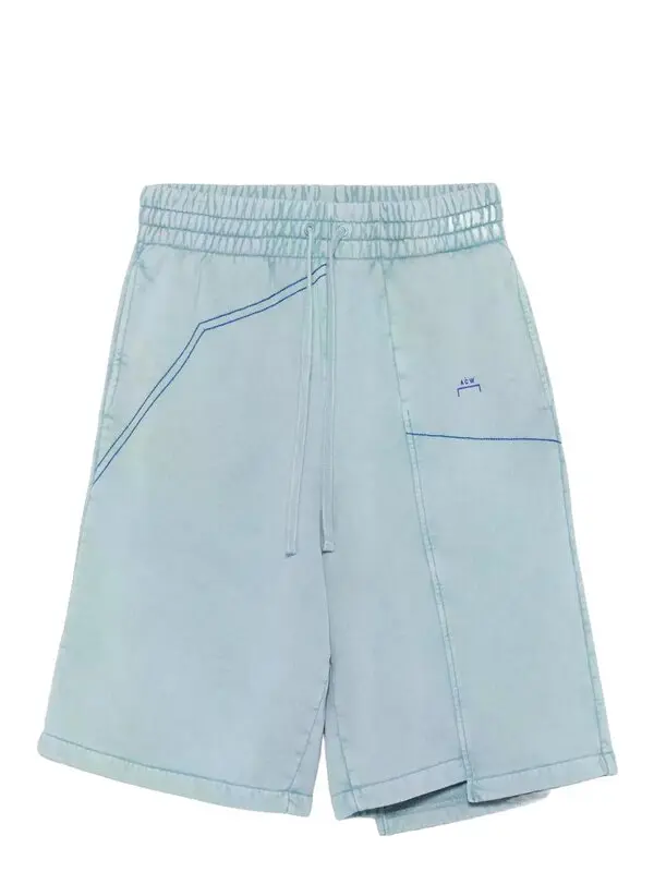 A-COLD-WALL* Oblique Track Shorts - Blue