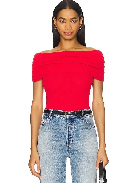 Astr The Label Kylin Sweater Top - Red