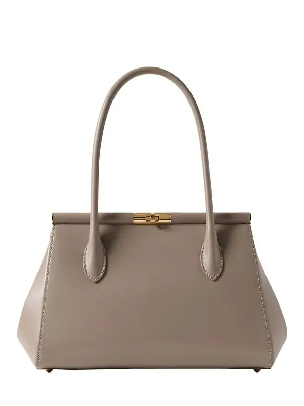 Dolce & Gabbana Marlene Leather Tote - Neutrals