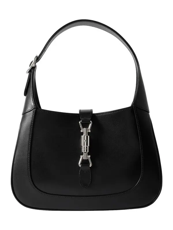 Gucci Jackie 1961 Leather Shoulder Bag - Black