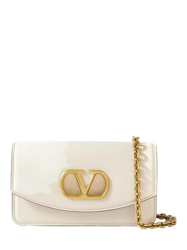 Valentino Garavani Vain Small Shoulder Bag - White
