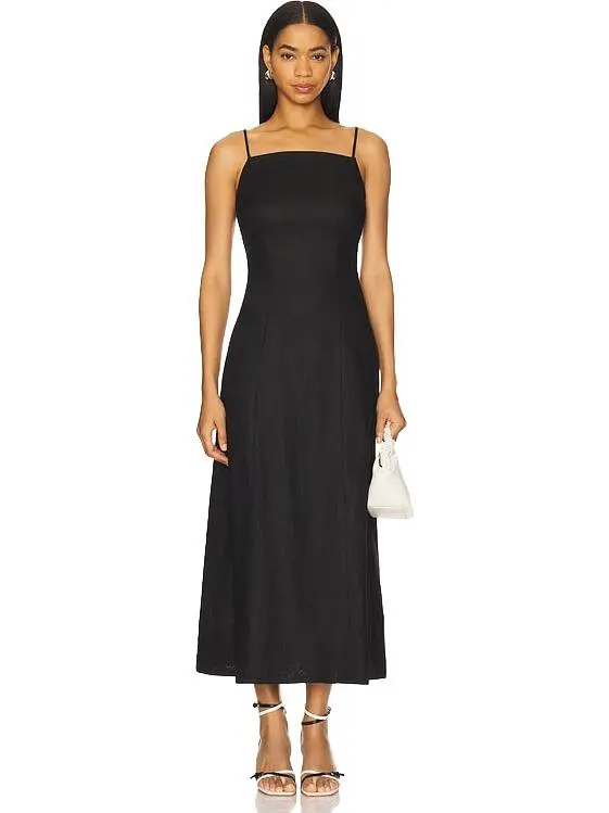 Tularosa Jaxi Midi Dress - Black